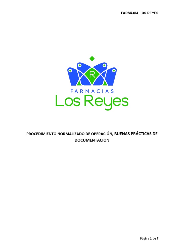 03 Procedimiento Normalizado de Operacion Buenas Practicas de Documentacion | PDF