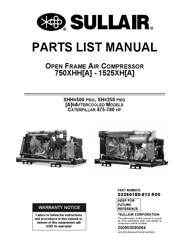 Manual Nuevo - Sullair Negro | PDF | Valve | Engines