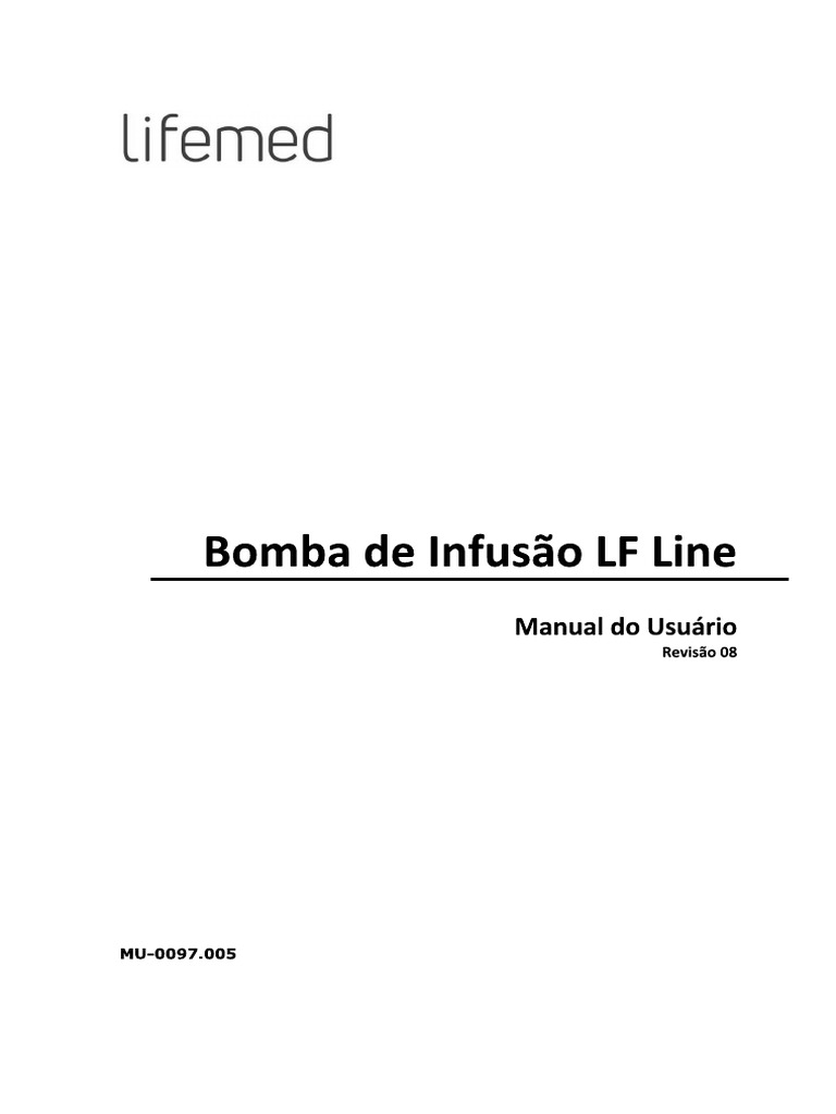 Manual Do Usuário LF Line - Rev 08 | PDF