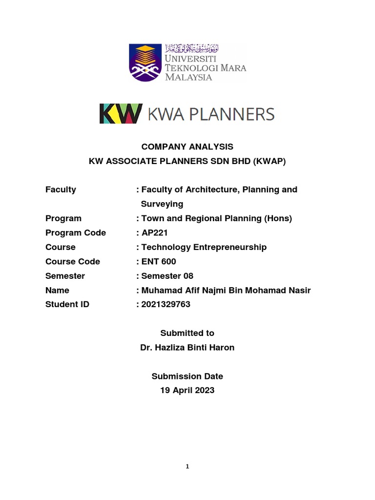 Student Analysis of KWAP | PDF