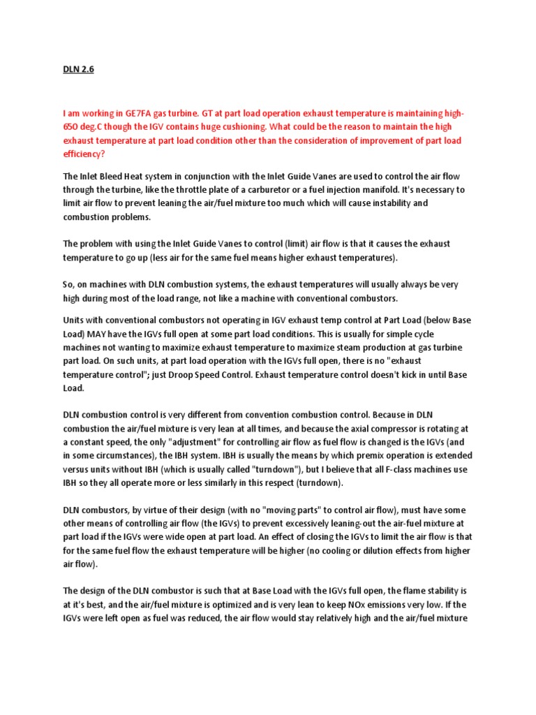 DLN 2 | PDF | Gas Compressor | Gas Turbine