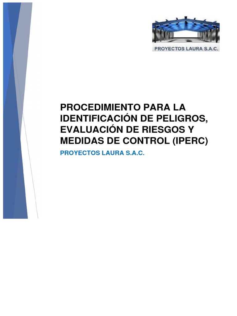 Proc-Sstma-Pl-01 Procedimiento para La Identificacion de Peligros, Evaluacion de Riesgos y ...