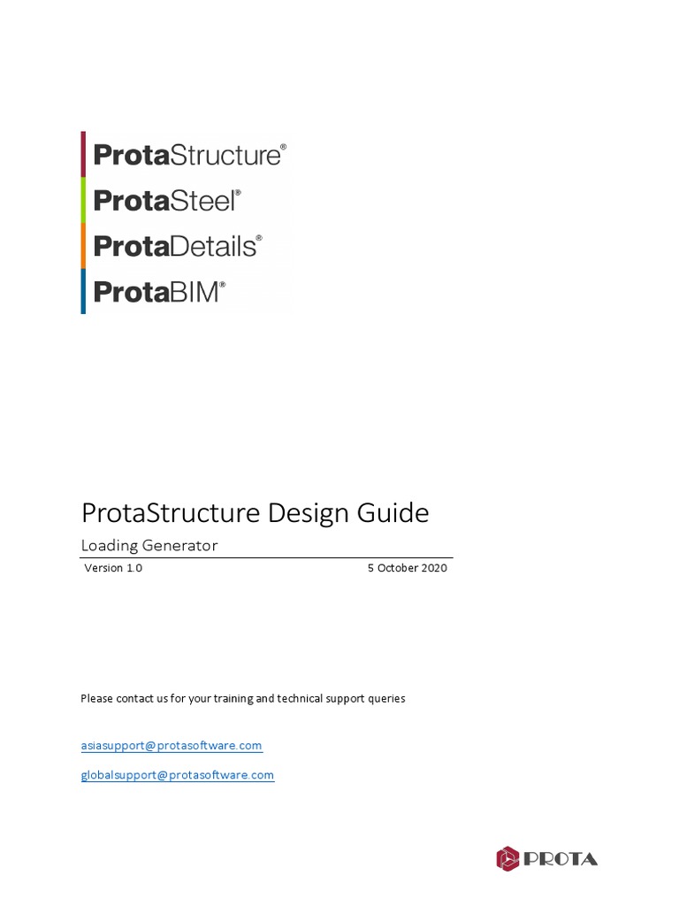 Protastructure Design Guide Loading Generator | PDF | Structural Load ...