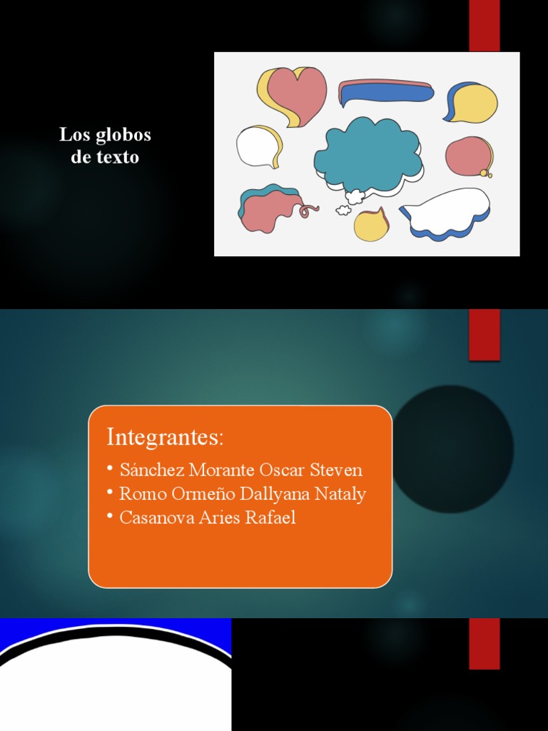 Tipos de globos de texto en historietas | PDF | Cómics | Comunicación
