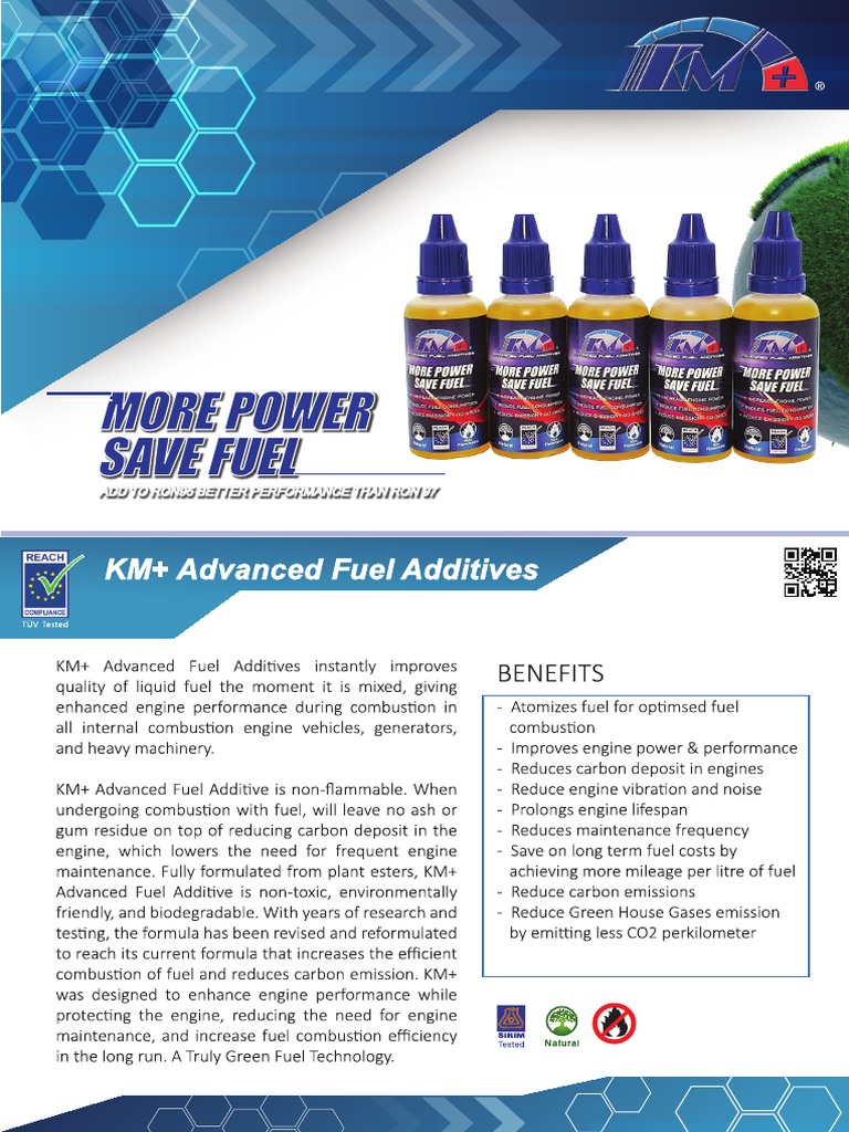 KM+ Advanced Fuel Additives and Nano Crystals | PDF