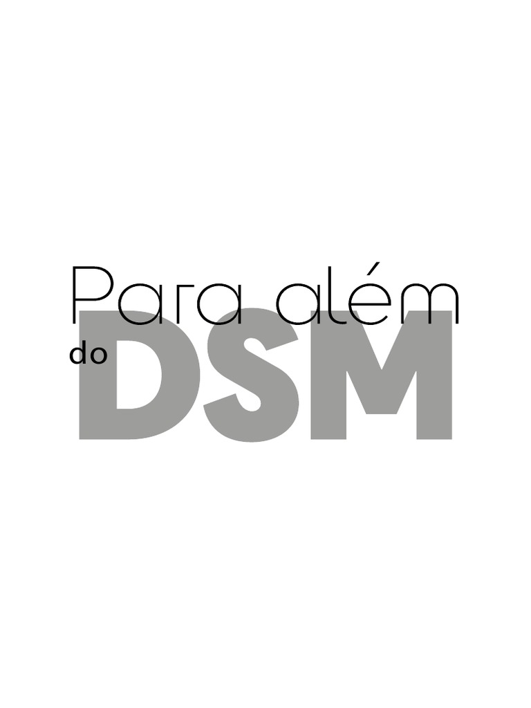 Para Além Do DSM | PDF