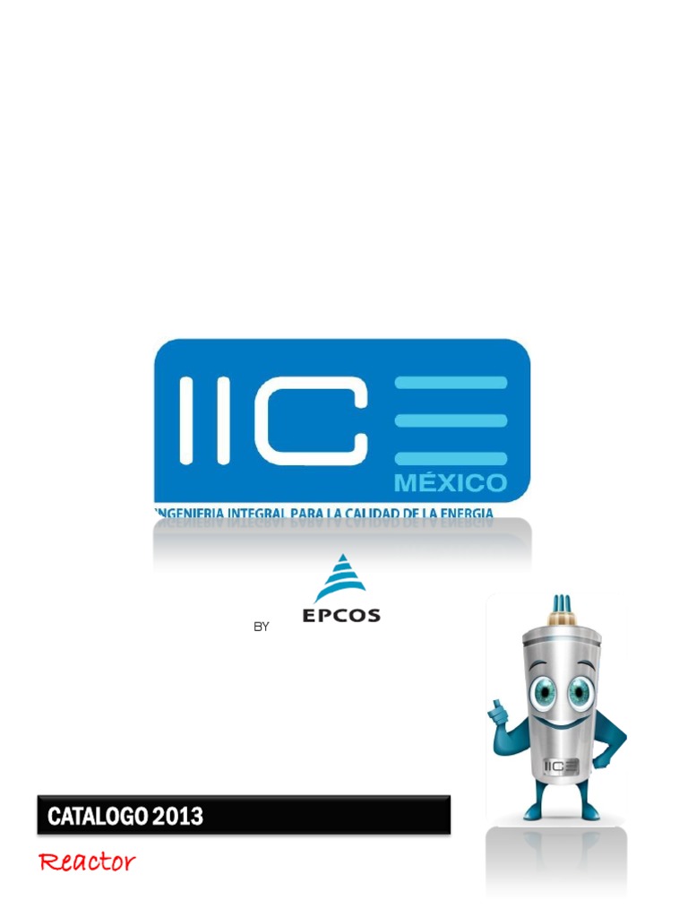 Catalogo de Productos Iice 2013 Reactor | PDF | Ingenieria Eléctrica ...