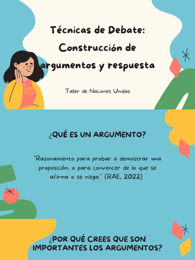 Tipos y Técnicas de Argumentos en Debate | PDF | Falacia | Argumento