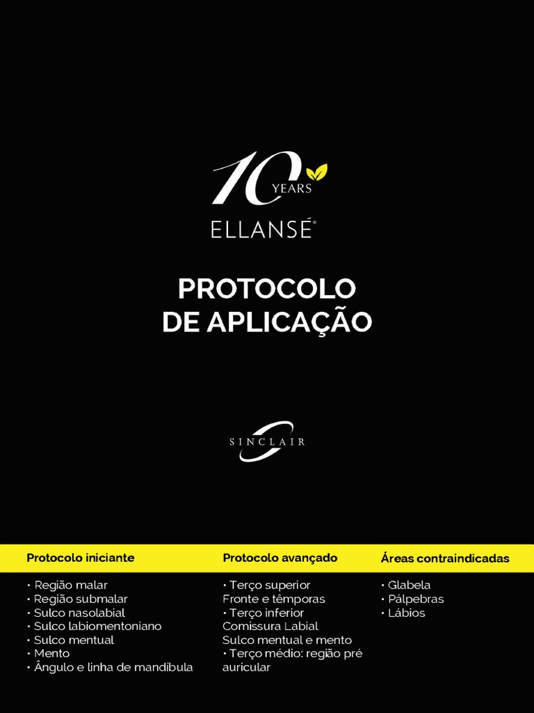 Protocolo de Aplicação Ellansé | PDF | Medicina Clínica ...