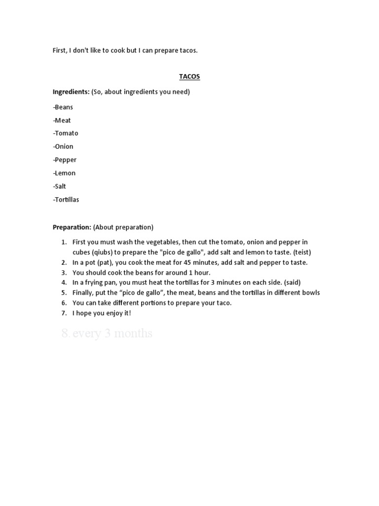 Easy Taco Preparation Guide | PDF | Cooking, Food & Wine