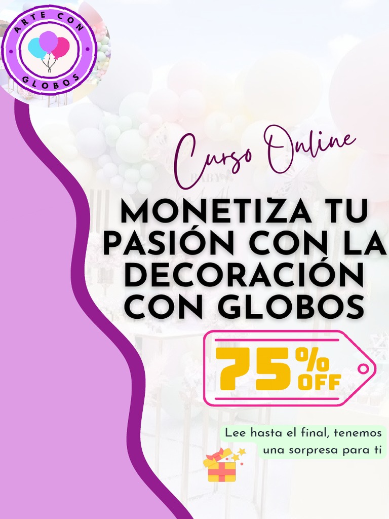 Decoraciones Globos Descuento ESPECIAL75% | PDF