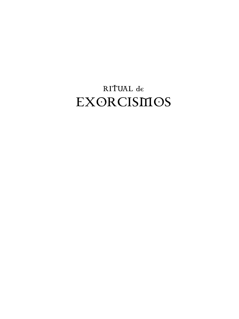 Ritual de Exorcismos | PDF | Exorcismo | Ángel