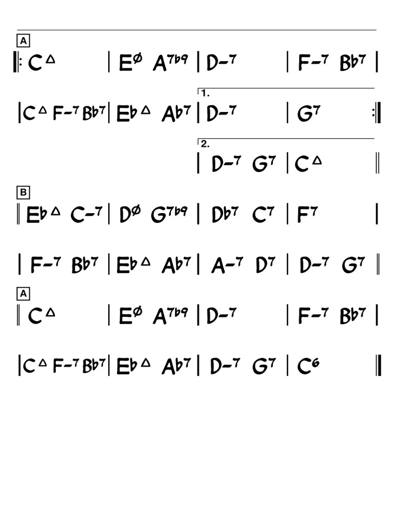 My Old Flame C Chart | PDF