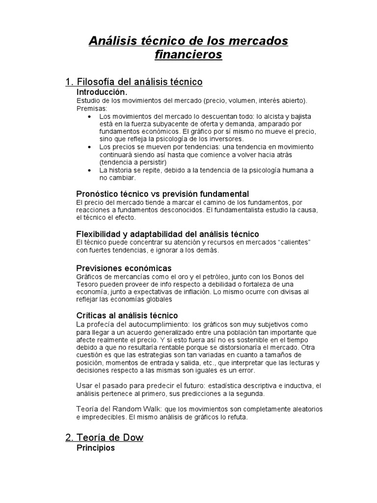 Análisis Técnico de Los Mercados Financieros | PDF | Análisis técnico | Mercados financieros