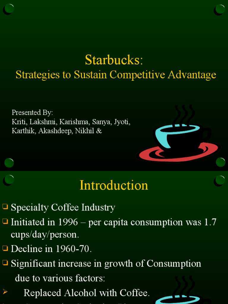 Starbucks Competitive Advantage Strategies | PDF