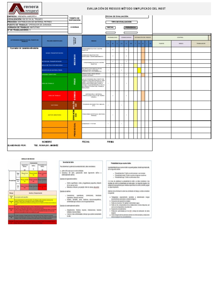 Matriz Insst y Control | PDF