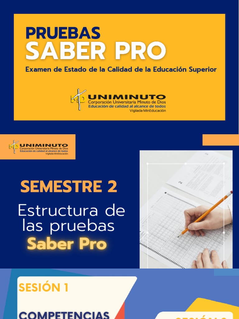 PRUEBAS SABER PRO Semestre 2 | PDF