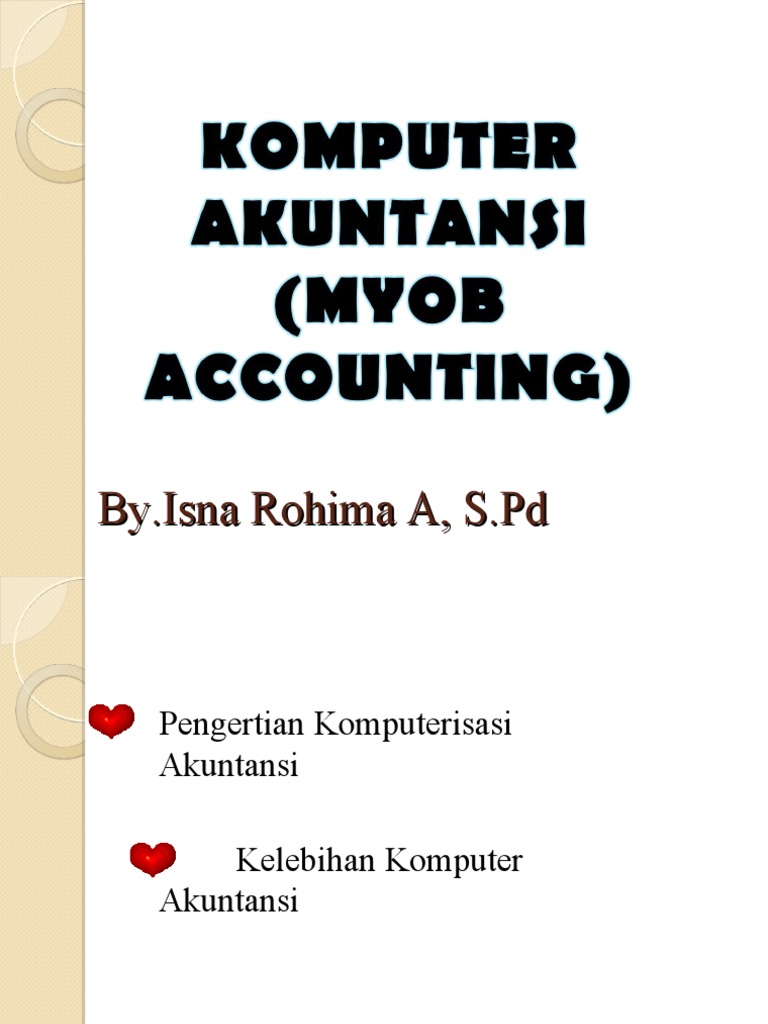Kelebihan dan Panduan MYOB Akuntansi | PDF | Pengelolaan Keuangan & Uang