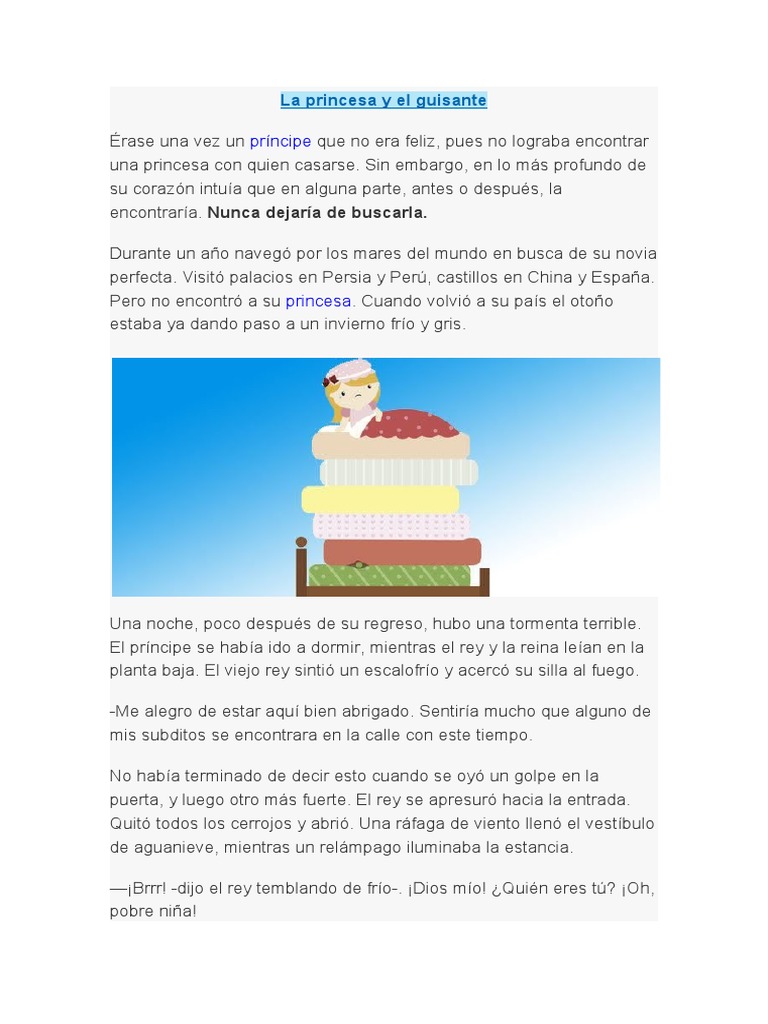 La Princesa y El Guisante | PDF