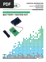 1553 Tester DBT100A | PDF | Electrical Connector | Light Emitting Diode