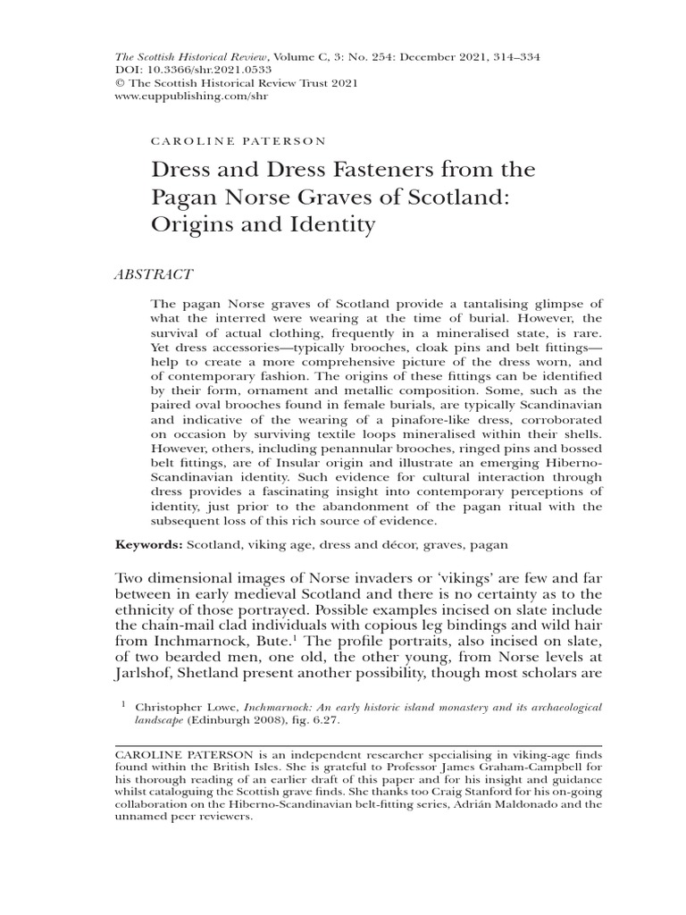 Dress and Dress Fasteners From The Pagan | PDF | Social Science | Art