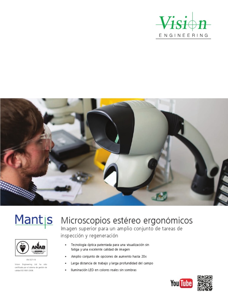 Mantis Family Brochure v4.0 Spanish LA | PDF | Factores humanos y ergonomía | Óptica