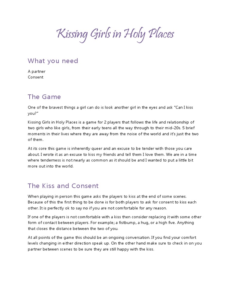 Kissing Girls PDF | PDF