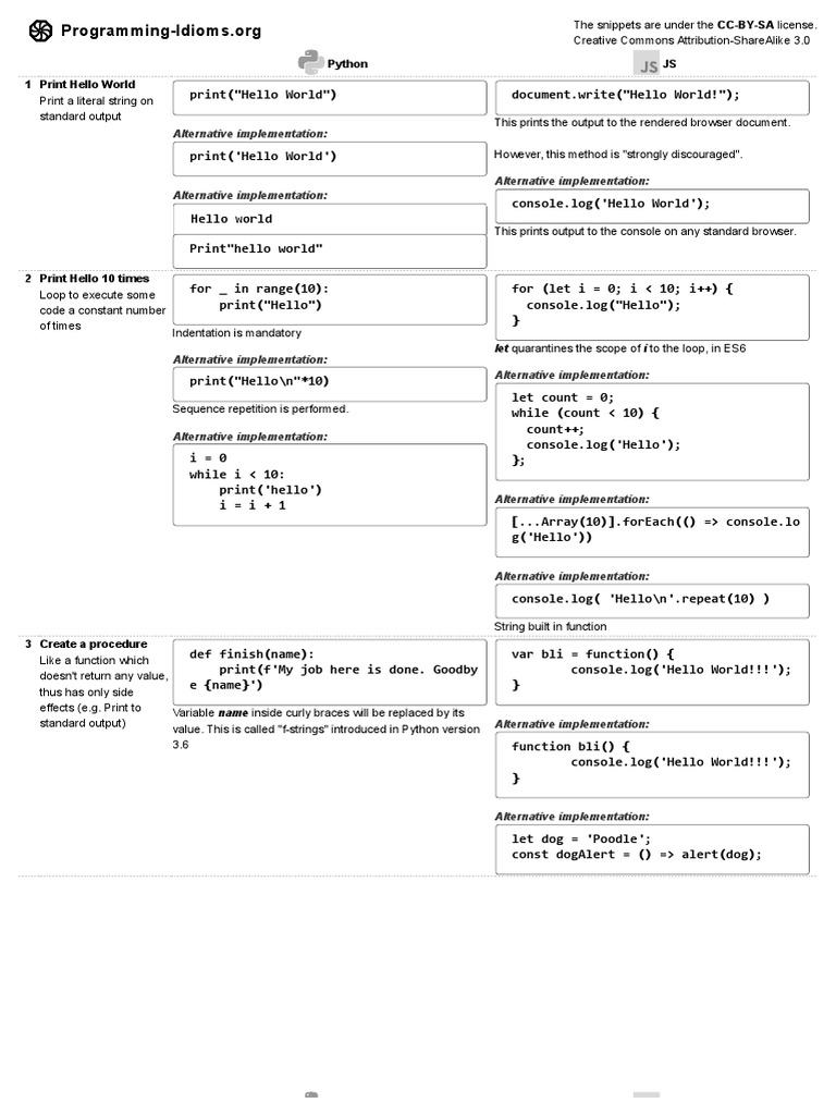 Python Js Cheat Sheet Pdf Parameter Computer Programming Anonymous Function 2780