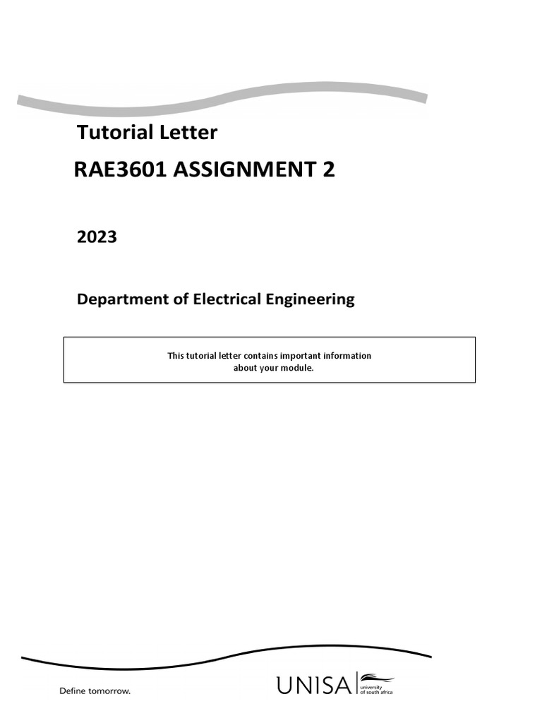 RAE3601-2023 Assignment 2 | PDF | Antenna (Radio) | High Frequency
