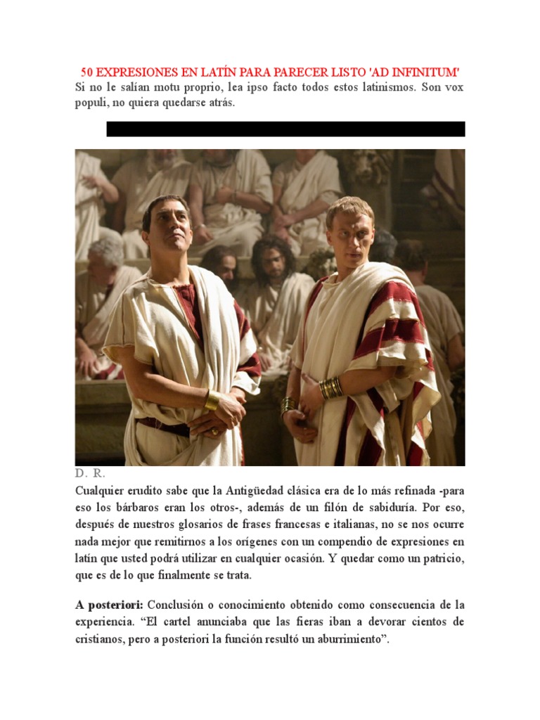 Latinismos para Impresionar | PDF | Wikipedia | latín