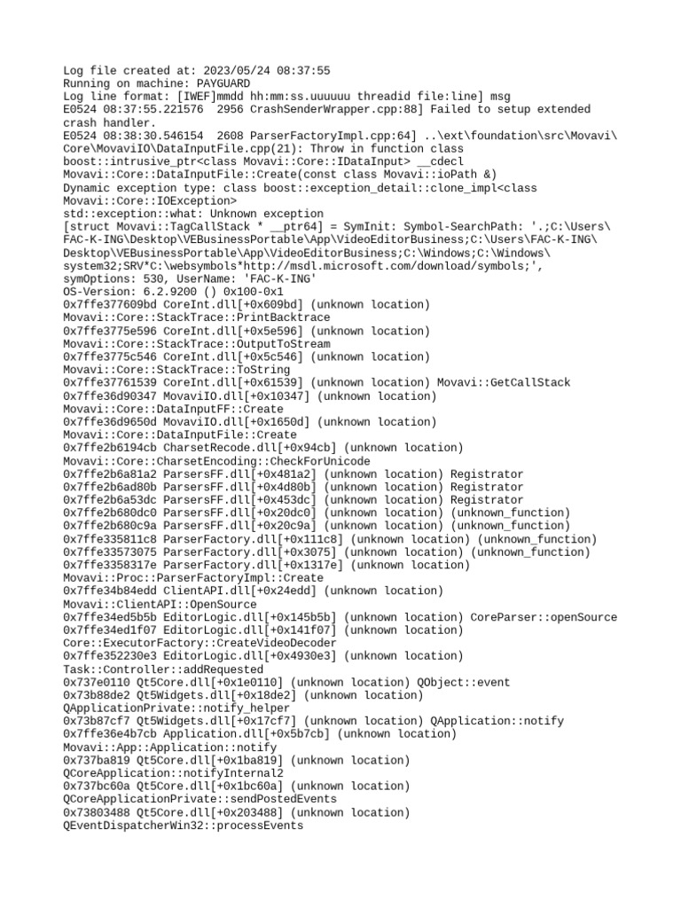 Developer Debug Log Analysis | PDF | Computer Science | Computer ...