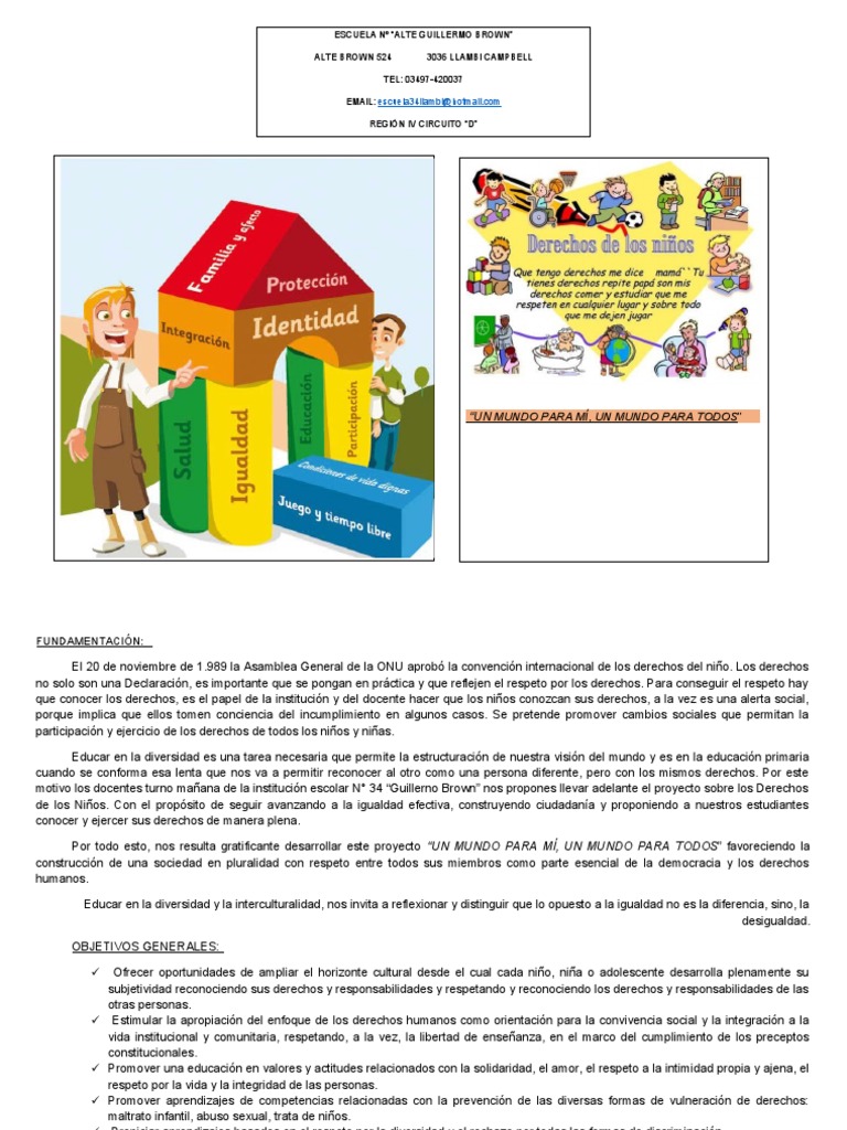 Derechos De Los Niños Pdf Derechos De Los Niños Justicia