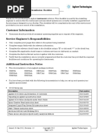Agilent 8890 GC Site Preparation Checklist | PDF | Gas Chromatography | Alternating Current