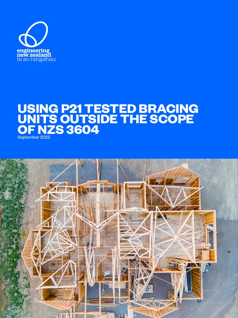 ENZ - Using P21 Bracing Units Outside The Scope of NZS3604 | PDF | Strength Of Materials | Lumber