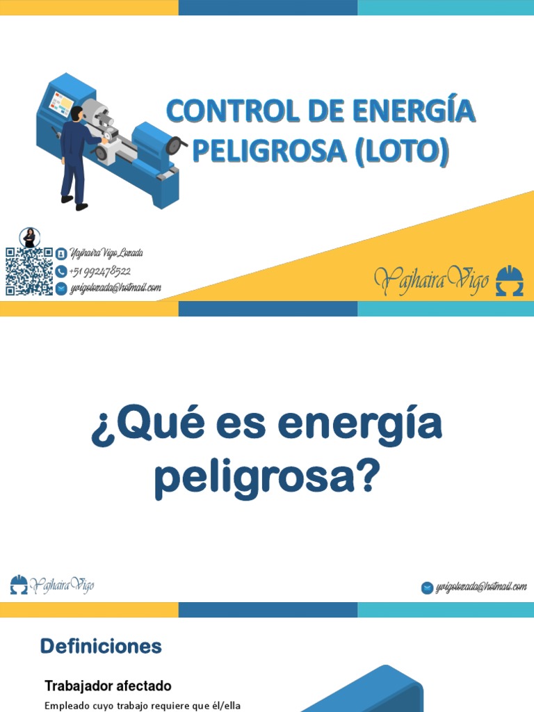 Control De Energía Peligrosa Loto Pdf Presión