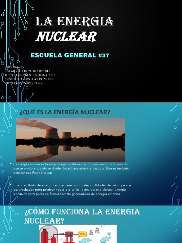 La Energia Nuclear | PDF | La energía nuclear | Energía renovable