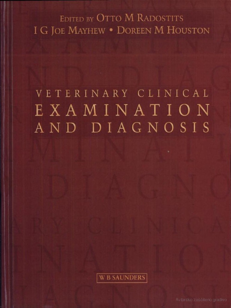 Veterinary Clinical Examination and Diagnosis | PDF