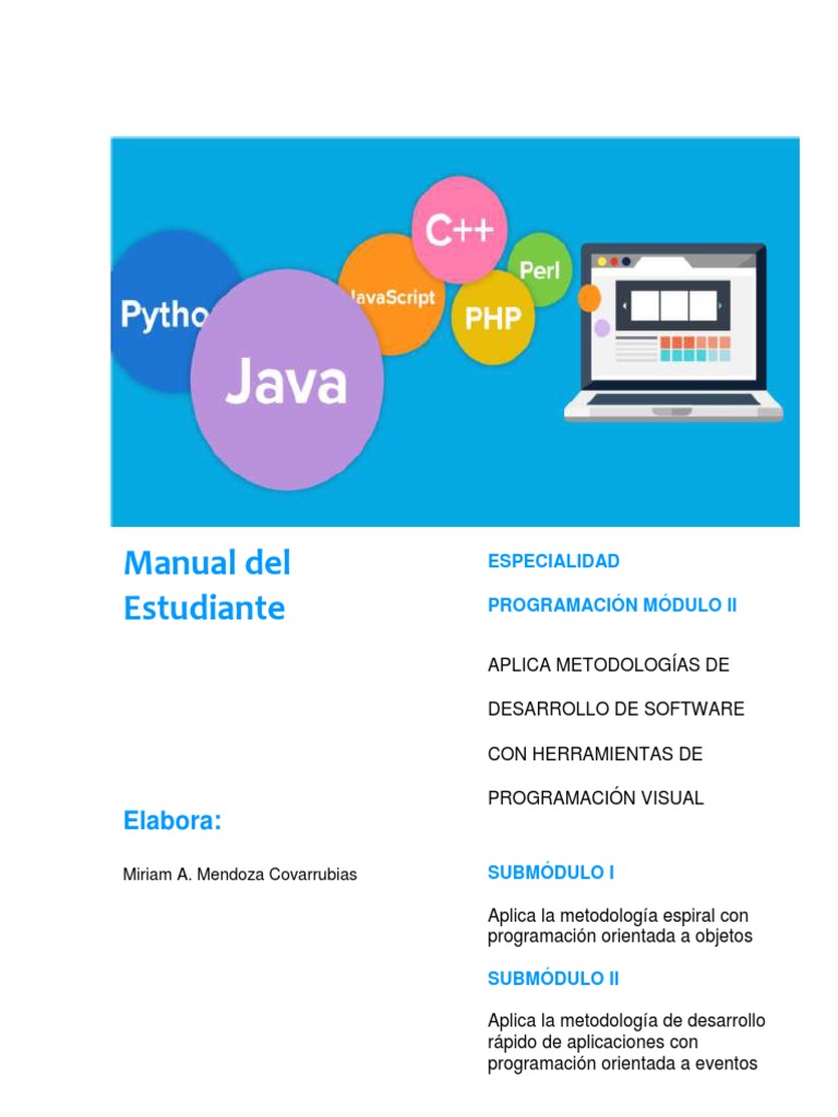 Manual Estudiante 2021 | PDF | Java (lenguaje de programación ...