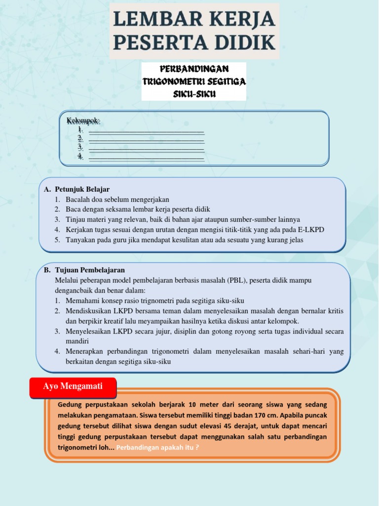 LKPD - Interaktif Model PBL | PDF