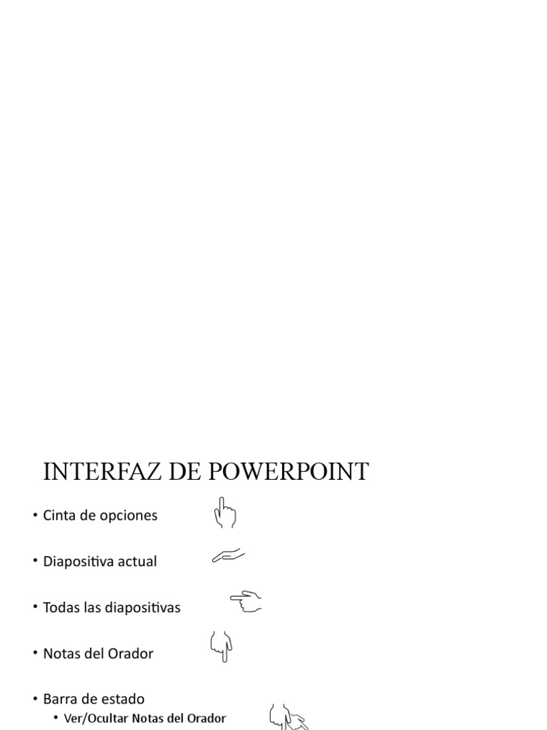 Guía Completa de Interfaz PowerPoint | PDF | Informática