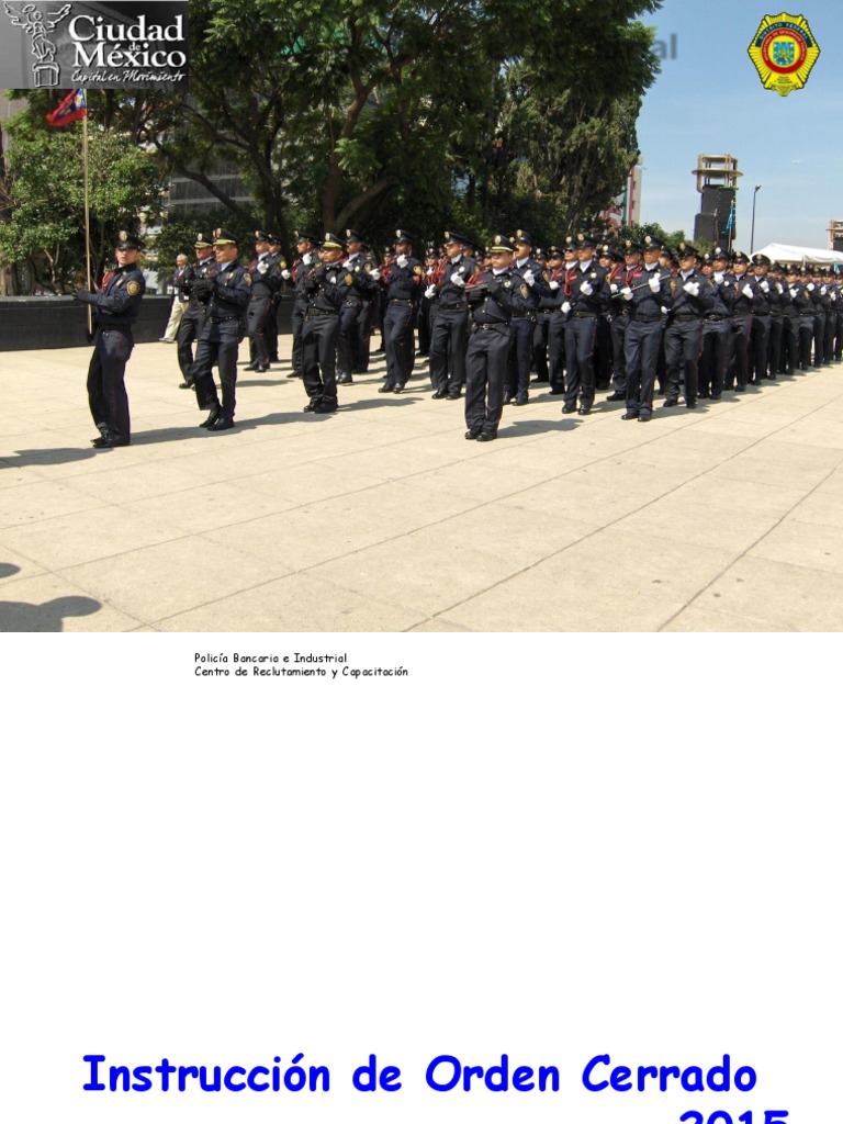 Manual de Orden Cerrado Policias | PDF