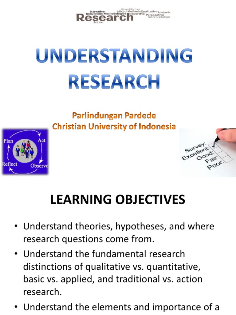 Understanding Research | PDF | Quantitative Research | Hypothesis
