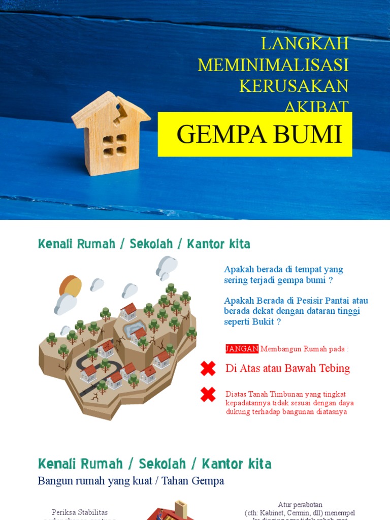 Materi Leaflet Gempa Bumi | PDF