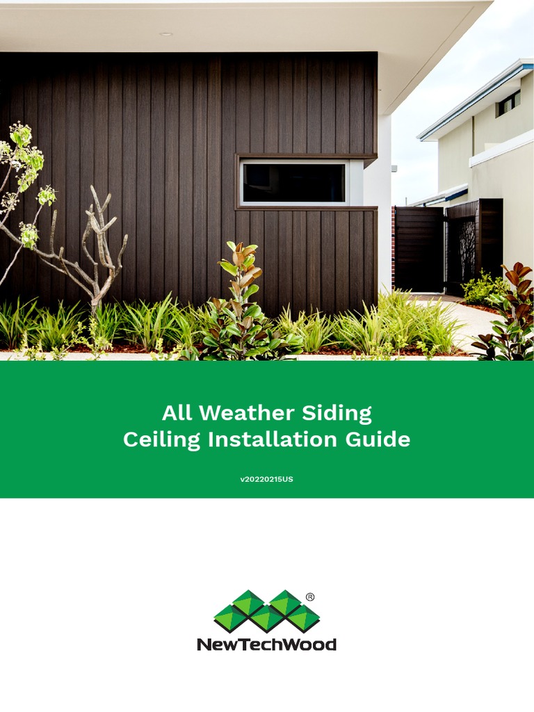 All - Weather - Siding - Ceiling - Installation - Guide Dsa | PDF ...