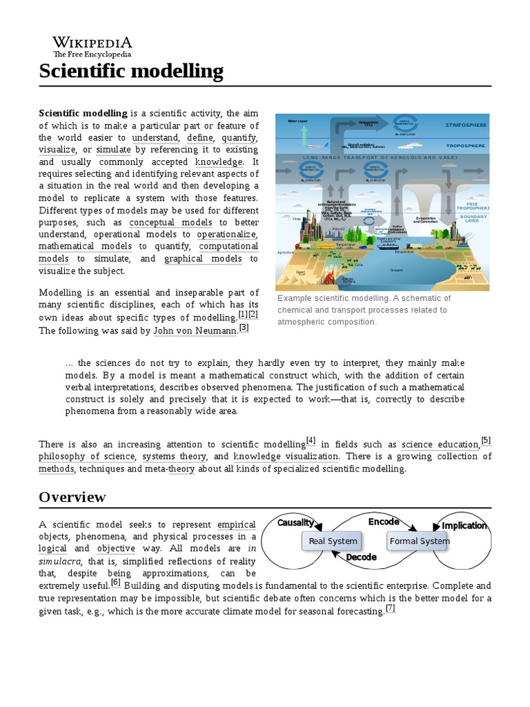Scientific Modelling | PDF | Scientific Method | Academic Discipline ...