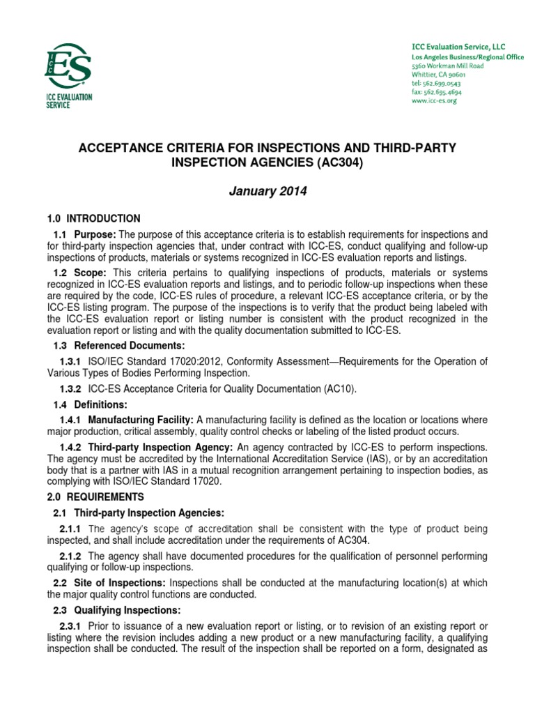 AC304 Effect Jan 2014 | PDF | Specification (Technical Standard ...