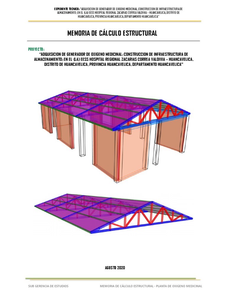 Memoria de Calculo Estructural Final | PDF | Rigidez | Hormigón