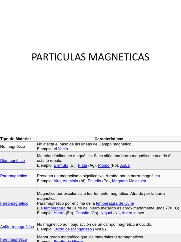 Ensayo de Partículas Magnéticas END | PDF