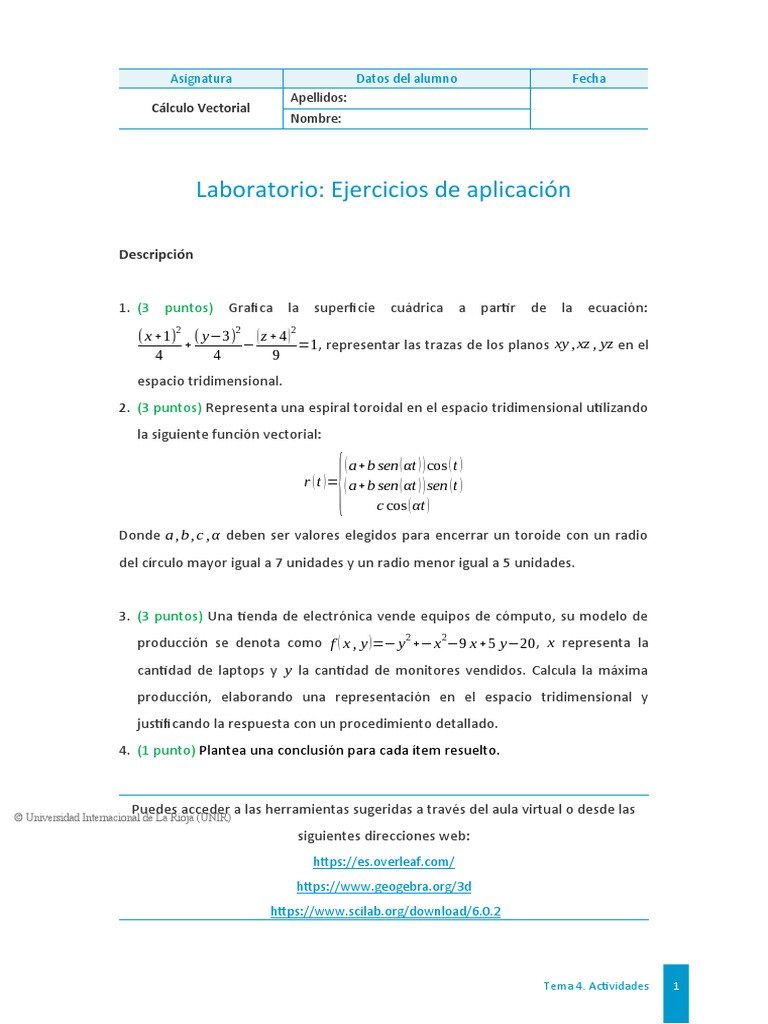 Ejercicios de Aplicacion | PDF | Informática