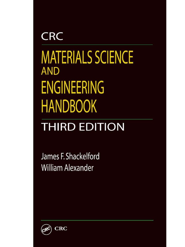 CRC Materials Science and Engineering Handbook 1682142835 | PDF